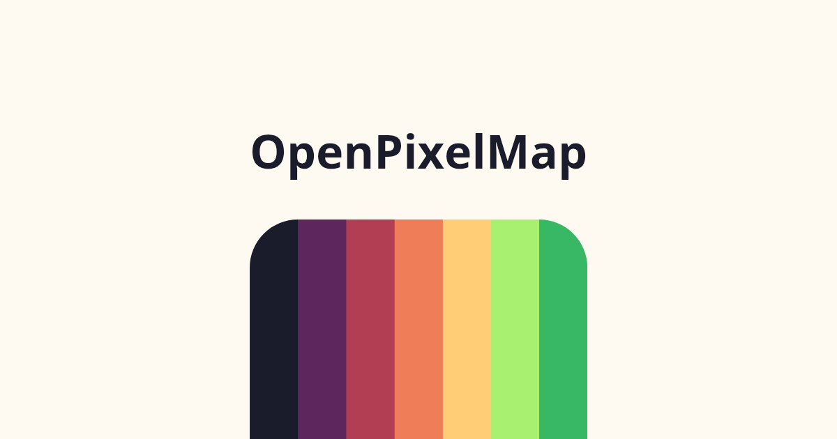 OpenPixelMap - Collaborative Pixel Art Canvas